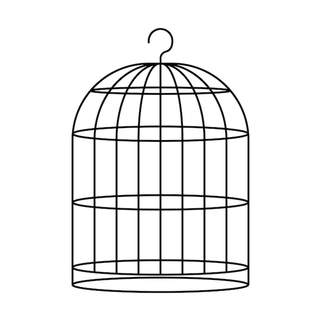 Dibujos de jaula para colorear | vsun