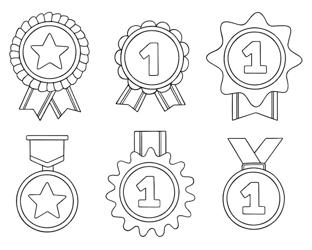 Dibujos de medallas para colorear | vsun Dibujos de medallas para colorear | vsun