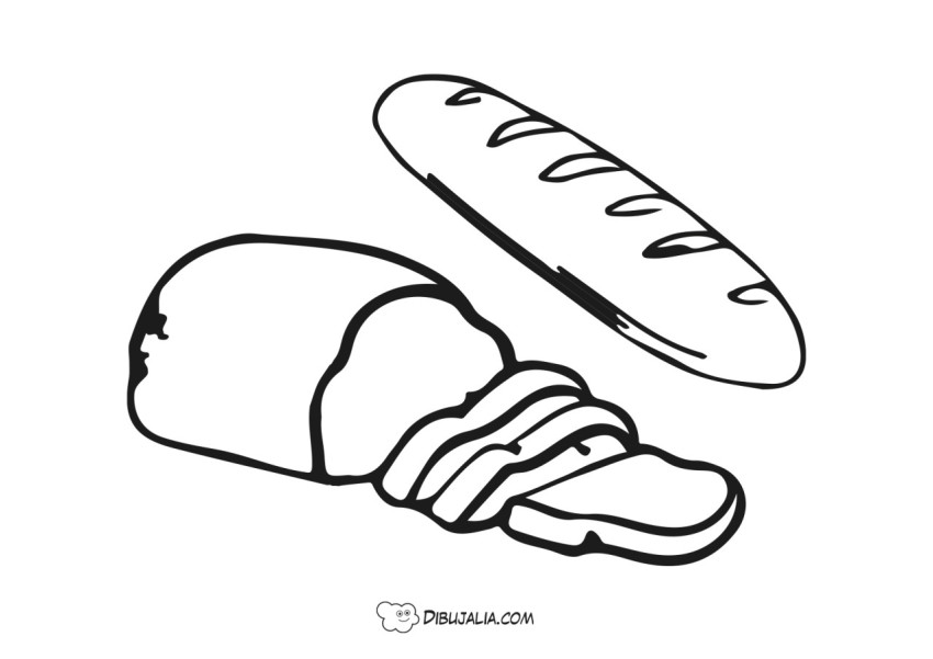 Dibujos de panes para colorear | vsun