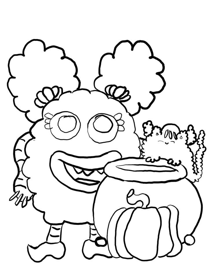 Dibujos de momonsters para colorear | vsun