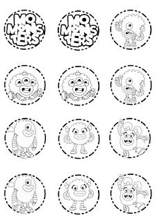 Dibujos de momonsters para colorear | vsun