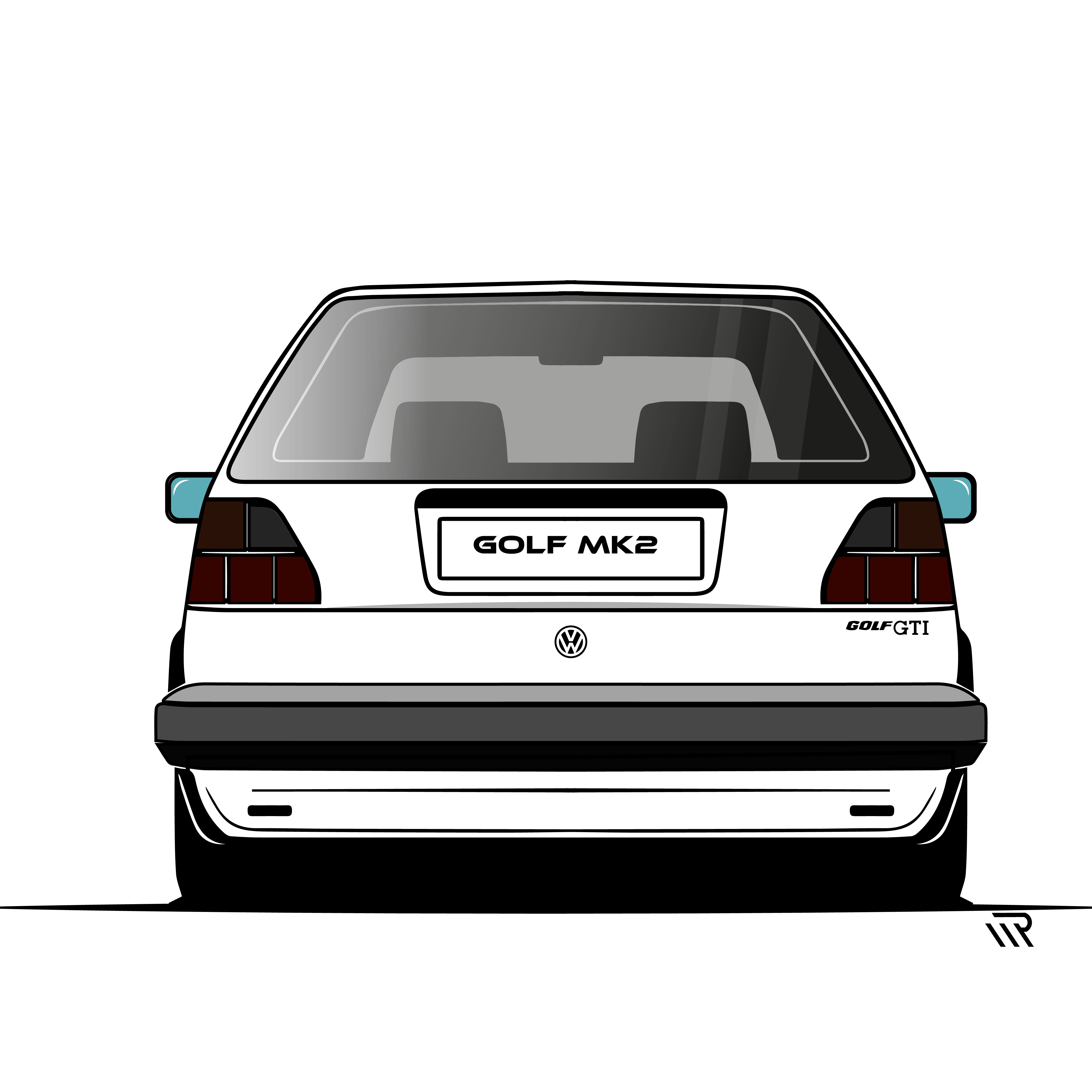 Dibujos de golf mk2 para colorear | vsun