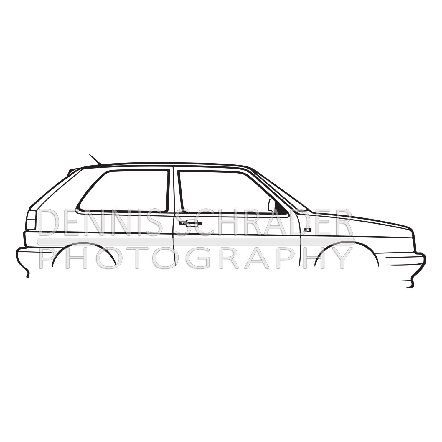 Dibujos de golf mk2 para colorear | vsun