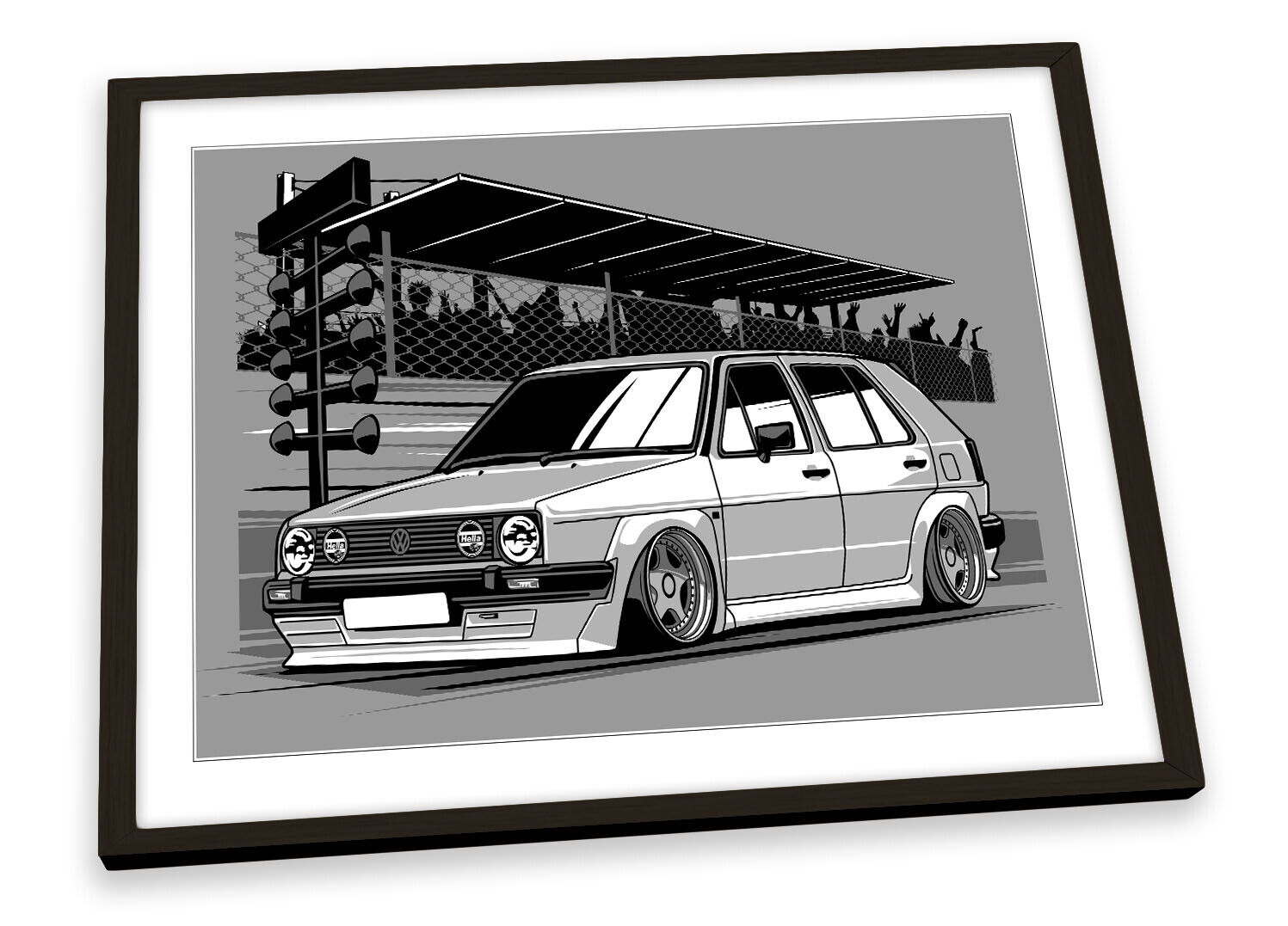 Dibujos de golf mk2 para colorear | vsun