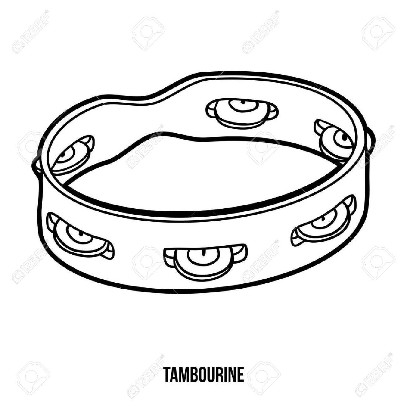 Dibujos de pandero para colorear | vsun