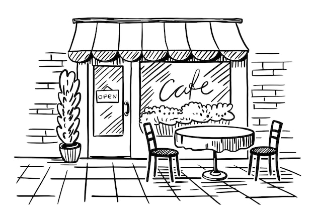 Dibujos de restaurantes para colorear | vsun