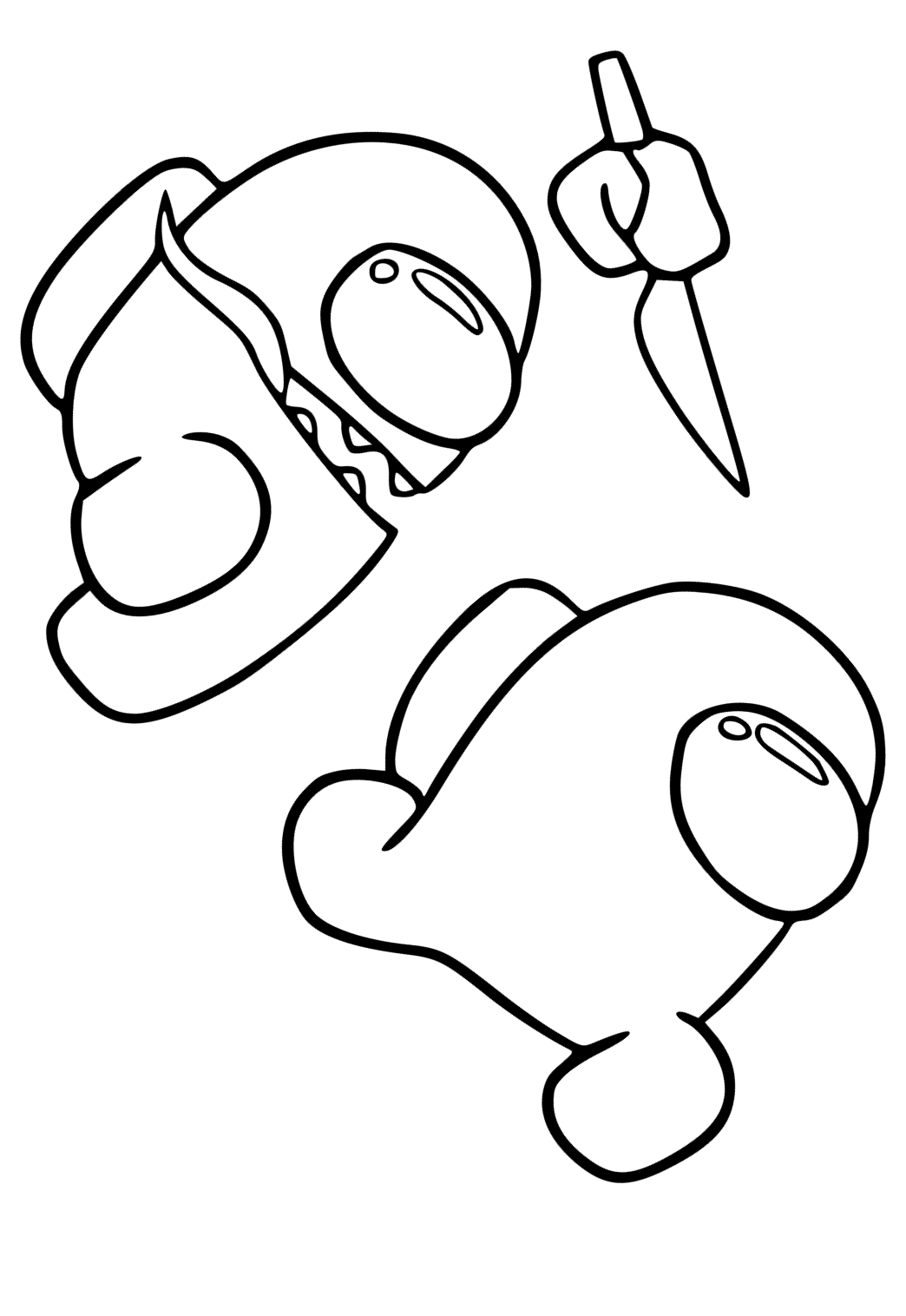 Dibujos de impostor para colorear | vsun