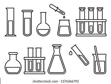 Dibujos de probetas para colorear | vsun
