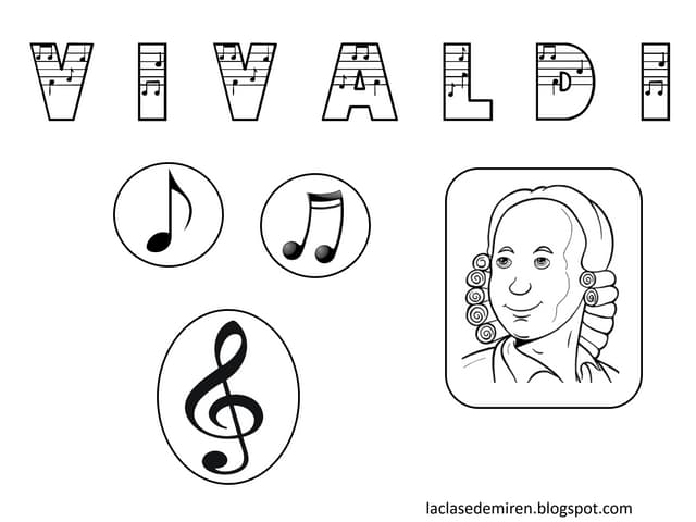 Dibujos de vivaldi para colorear | vsun