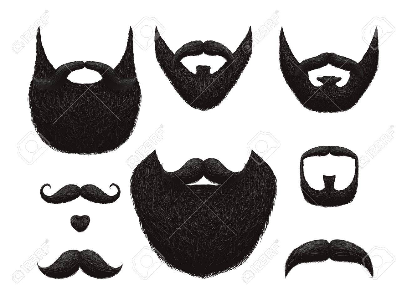 Dibujos de barbas para colorear | vsun