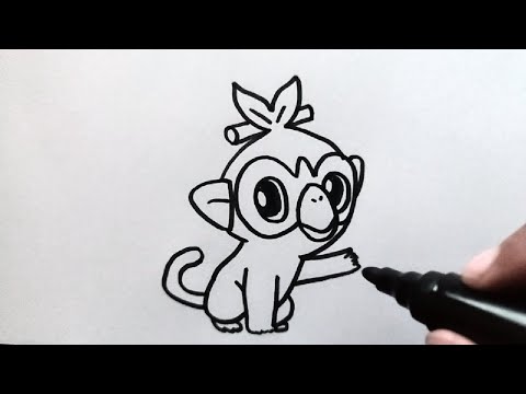 Dibujos de grookey para colorear | vsun