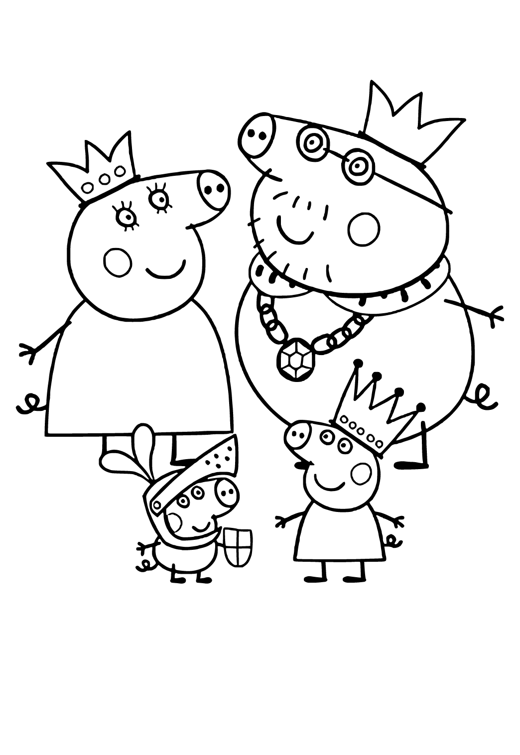 Dibujos de peppapig para colorear | vsun
