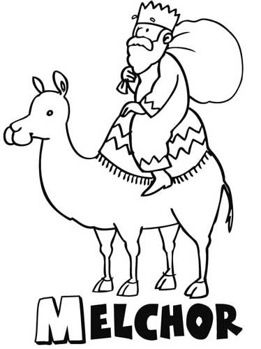 Dibujos de melchor para colorear | vsun