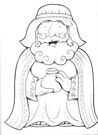 Dibujos de melchor para colorear | vsun