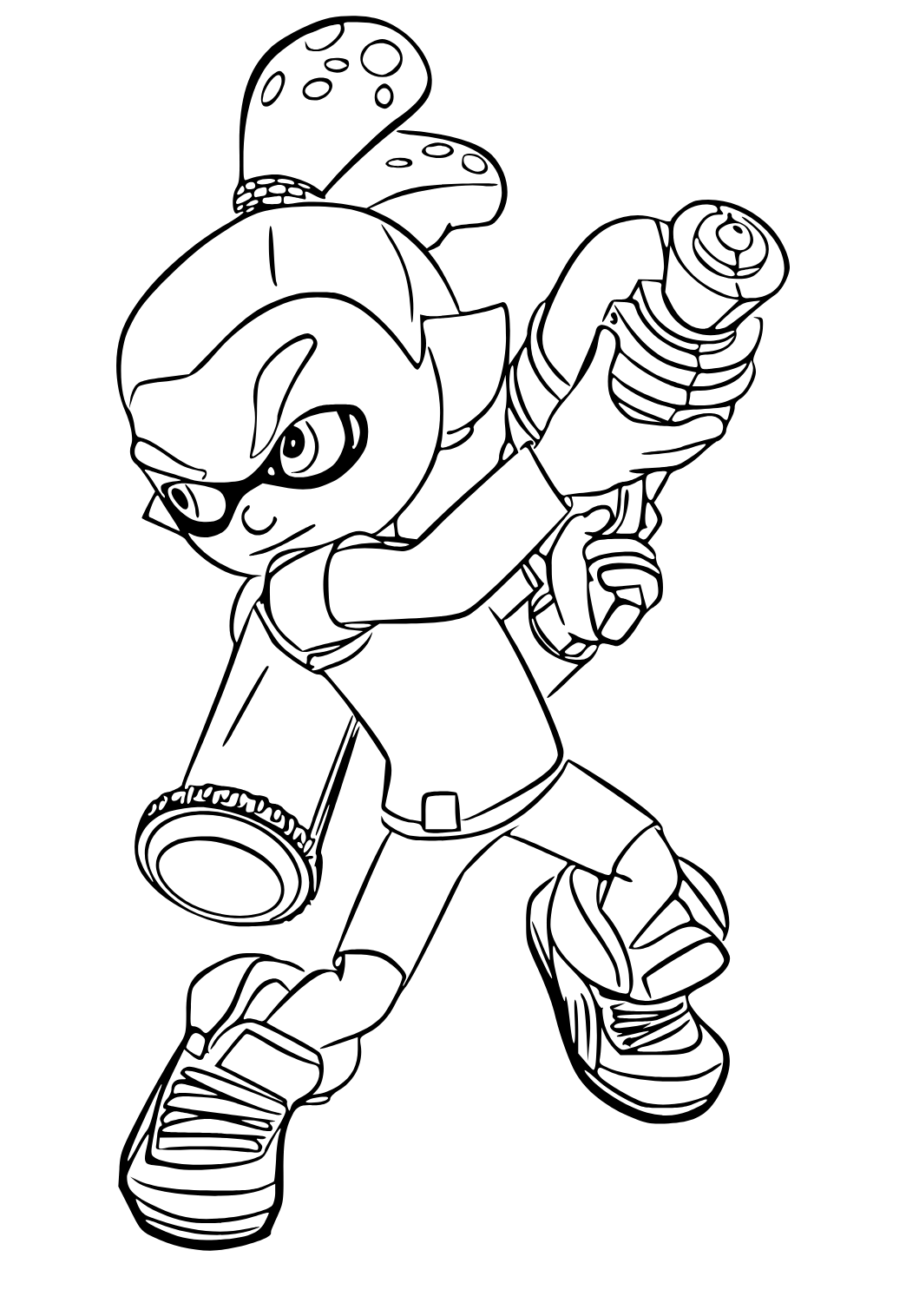 Dibujos de splatoon para colorear | vsun