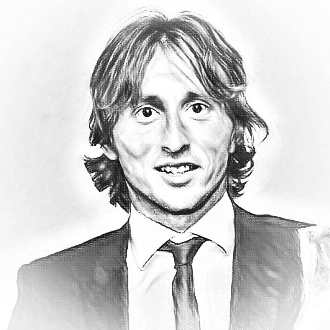 Dibujos de luka modric para colorear | vsun