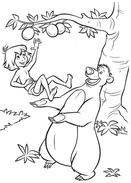 Dibujos de baloo para colorear | vsun