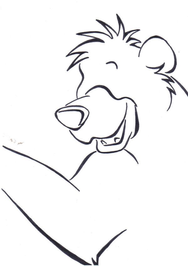 Dibujos de baloo para colorear | vsun