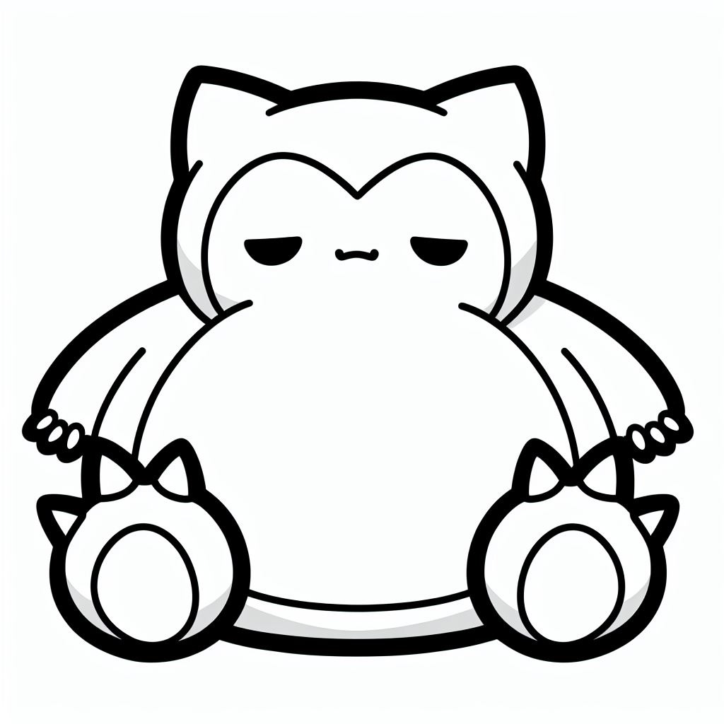 Dibujos de snorlax para colorear | vsun Dibujos de snorlax para colorear | vsun