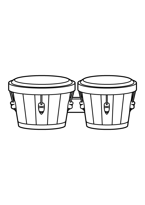 Dibujos de timbales para colorear | vsun