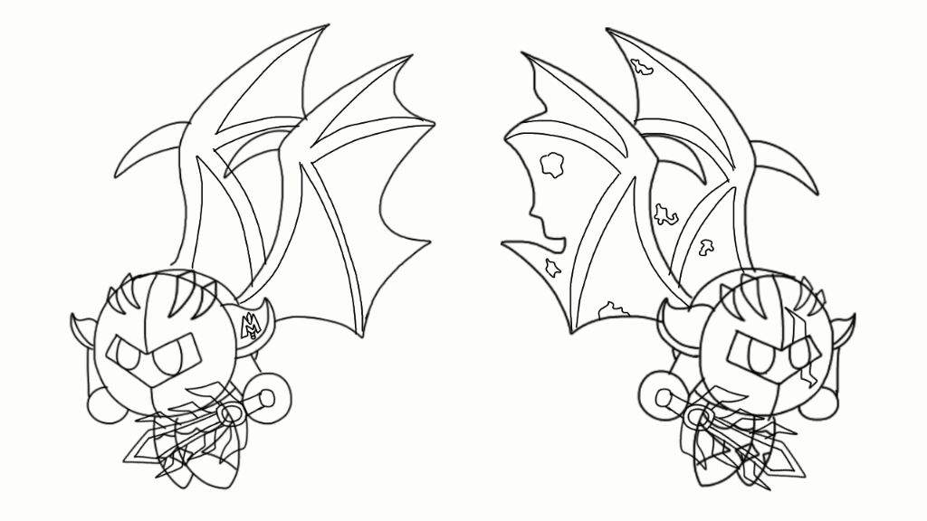 Dibujos de meta knight para colorear | vsun