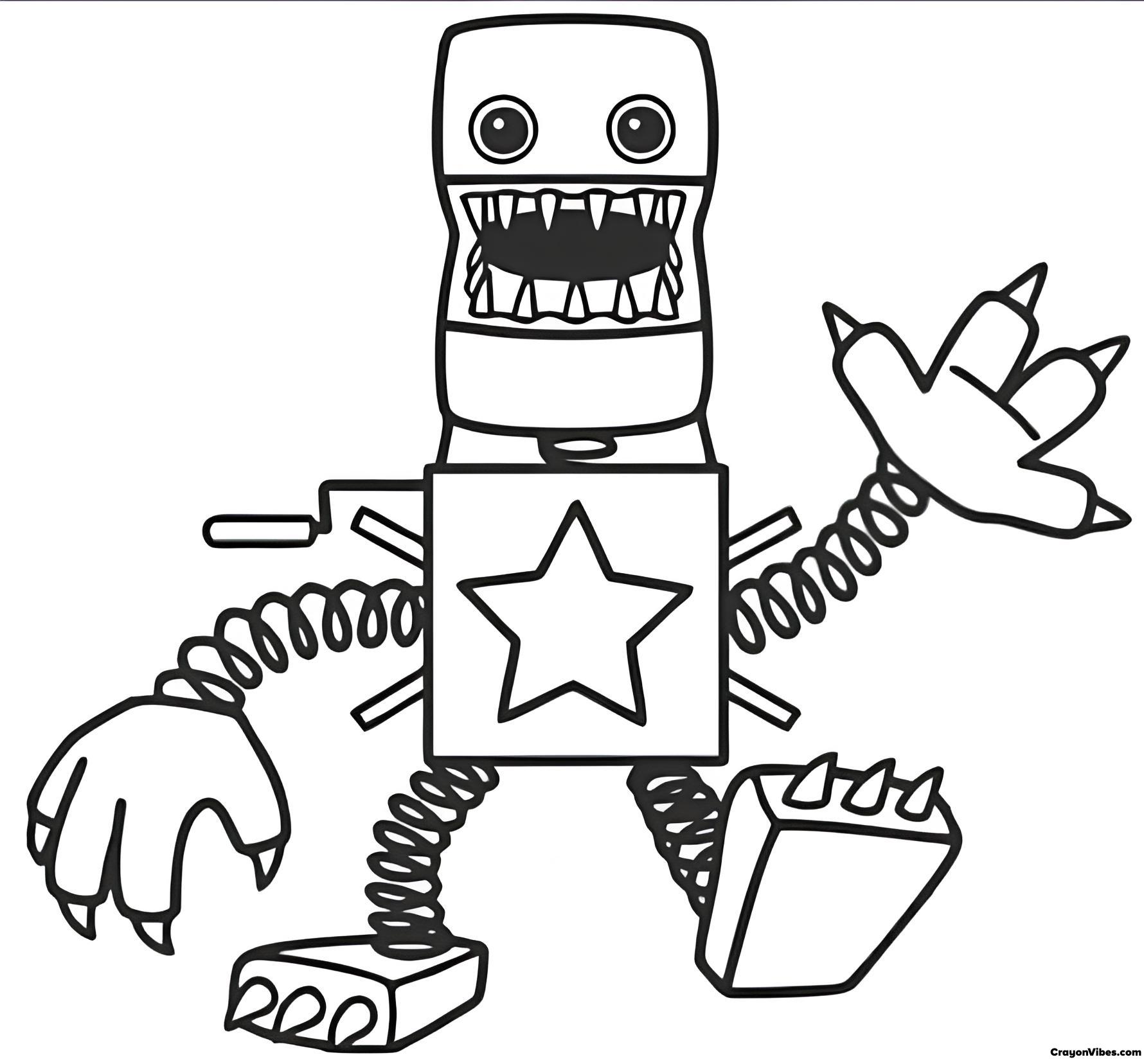 Dibujos de boxy boo para colorear | vsun
