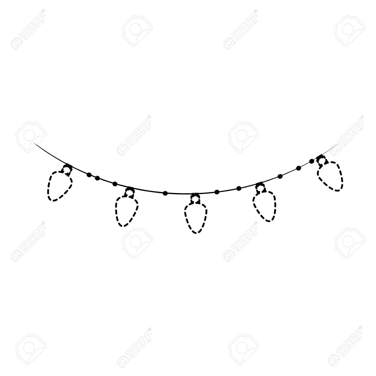 Dibujos de luces navidad para colorear | vsun