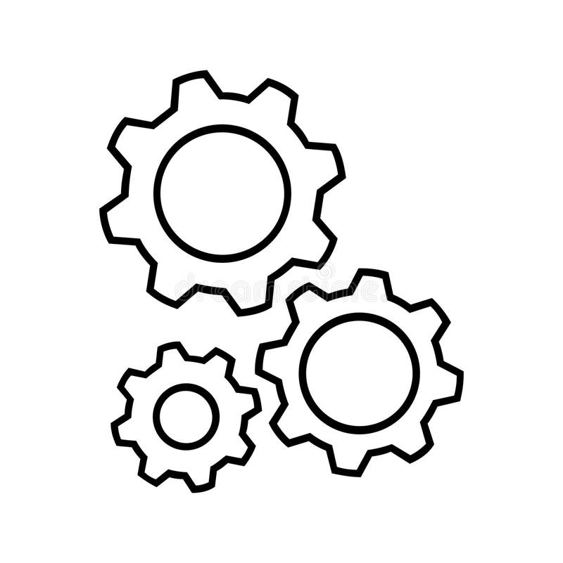Dibujos de engranaje para colorear | vsun